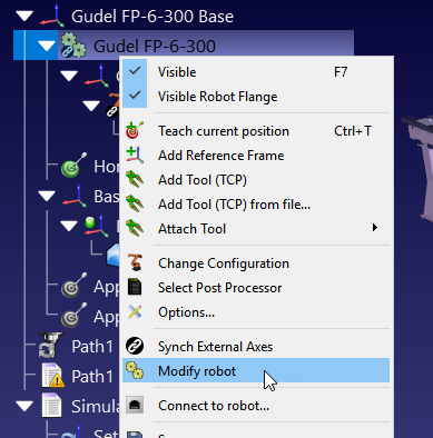 创建机制或机器人 - robodk文档