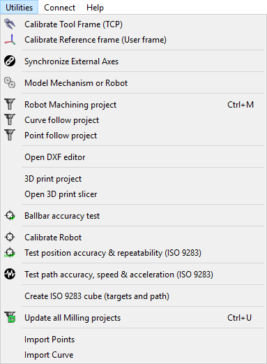 界面 - robodk文档